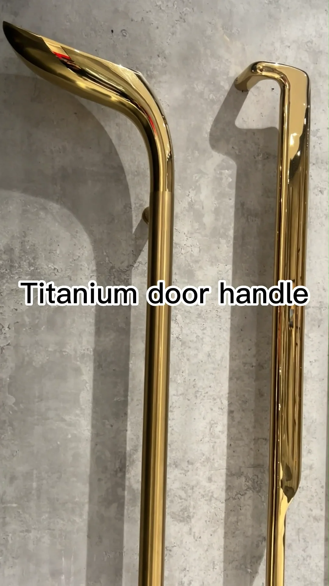 Home Office Interior Door Luxury Pulls Knob Bar Hardware Golden Handles ...