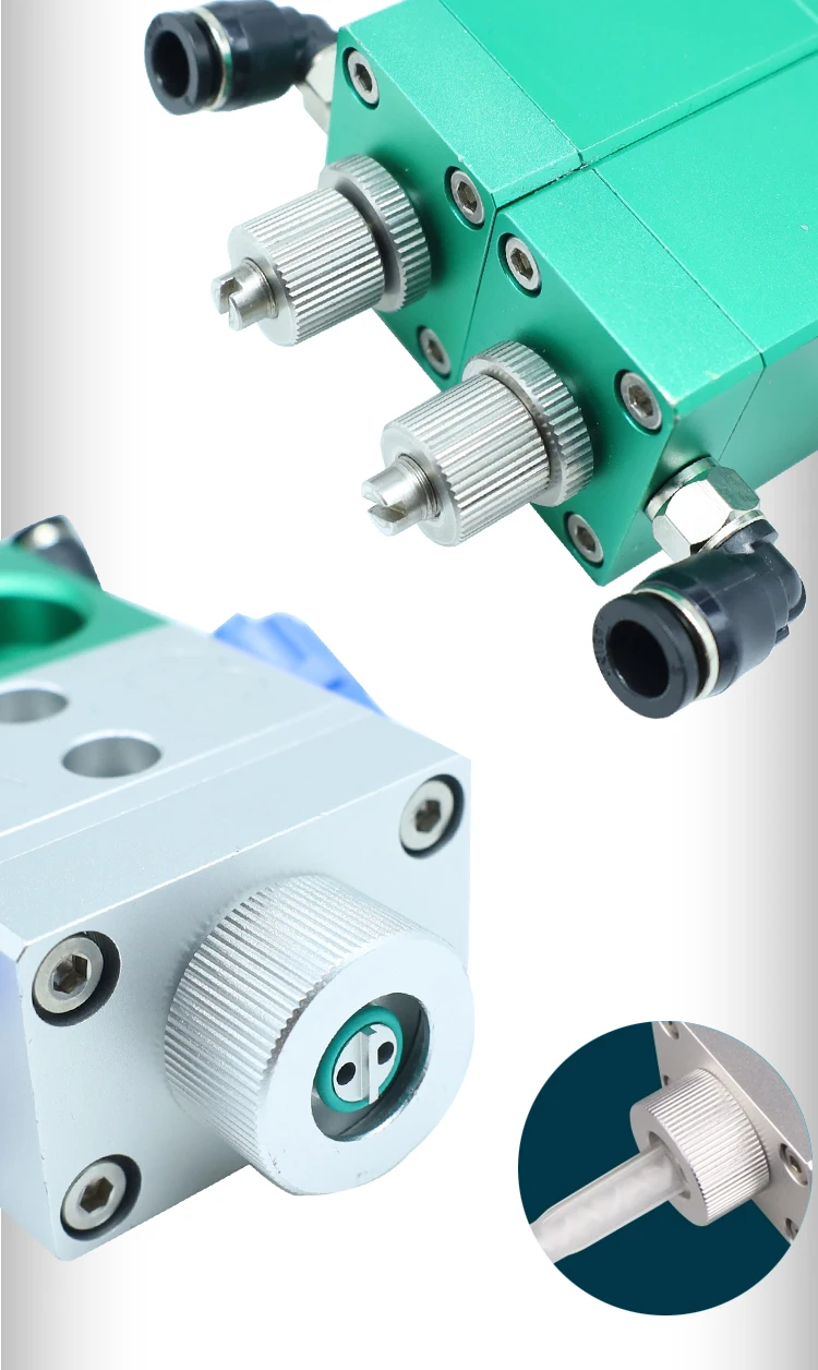 BZY-3242G Suction Type Dispensing Valve Dual Cylinder Independent ...