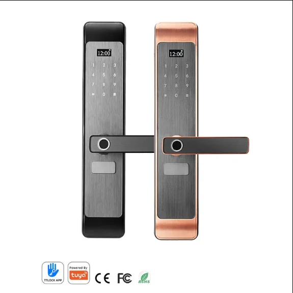 6V Battery Powered Fully Automatic Smart Lock for Wood Steel Stainless ...