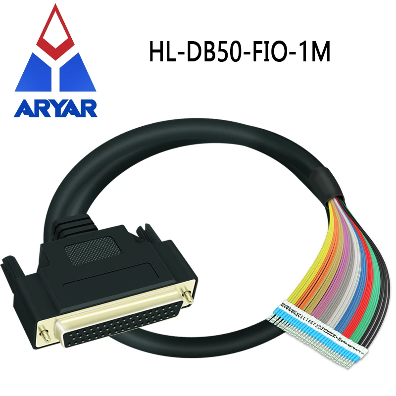 Industrial Grade Db50 Connecting Cable Solid Pin Gold Plated Male And Female,Fx-db50m-sp And ...