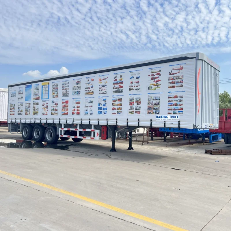 14000mm 900 Gsm Tarpaulin Printable Side Curtains Semi-Trailer Cover ...