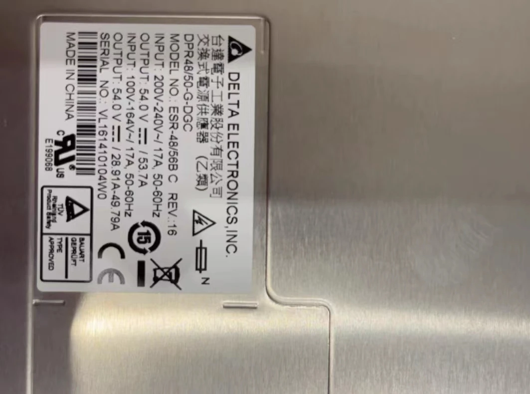 Delta 2900w Power Module 48v 50a Rectifier Module Esr-48/56bc Dpr48/50 ...