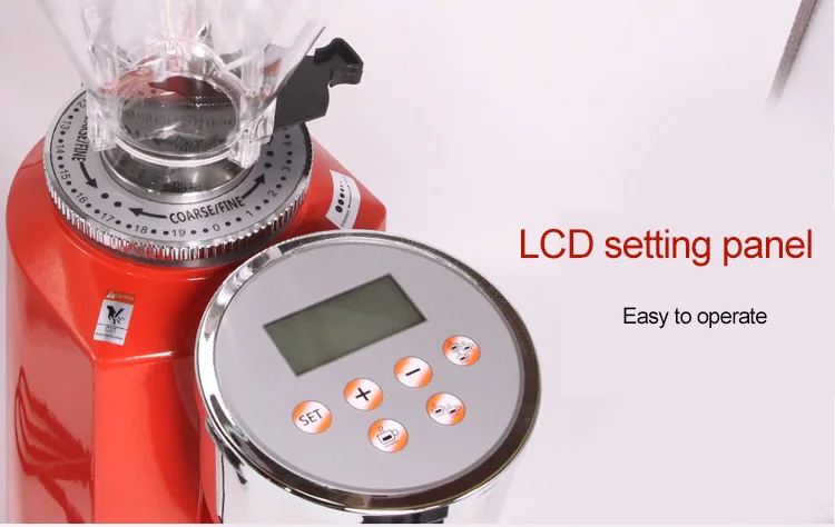 NIBU Professional Adjustable Espresso Grinder - 1500ml Capacity