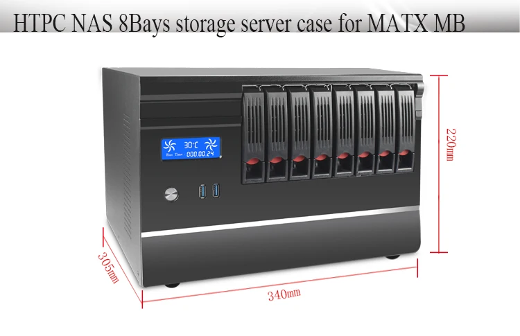 Hot Sale Mini NAS 8 Bays - Reliable Cloud Storage Server