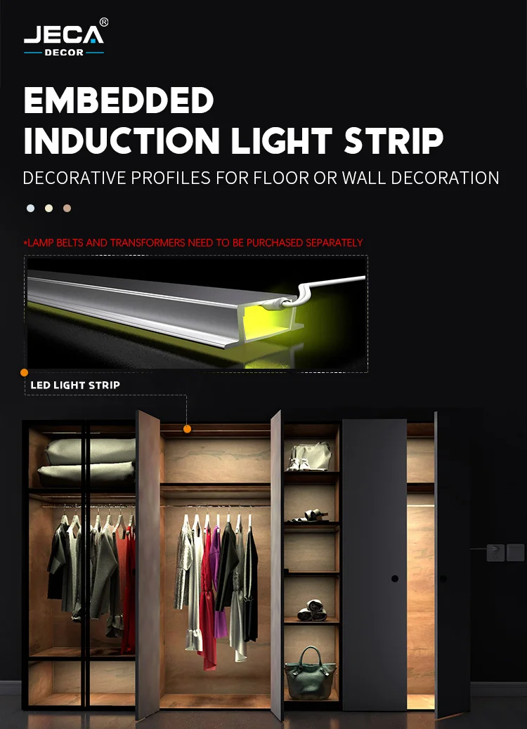 Foshan Factory Jeca Aluminium Profile For Led Lighting Strips Led ...