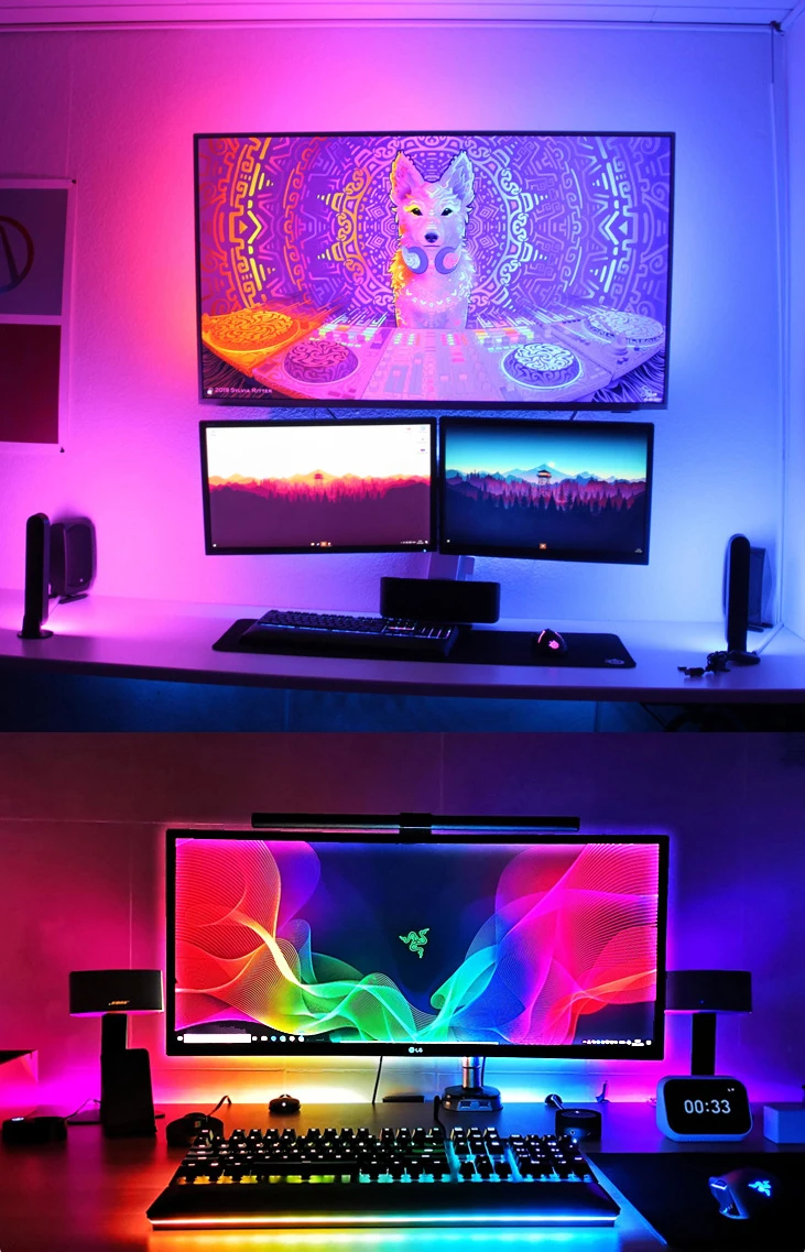 DIY Addressable RGB LED Neon Strip Light 12V 24V 06*12mm 5m 10m IP67 ...