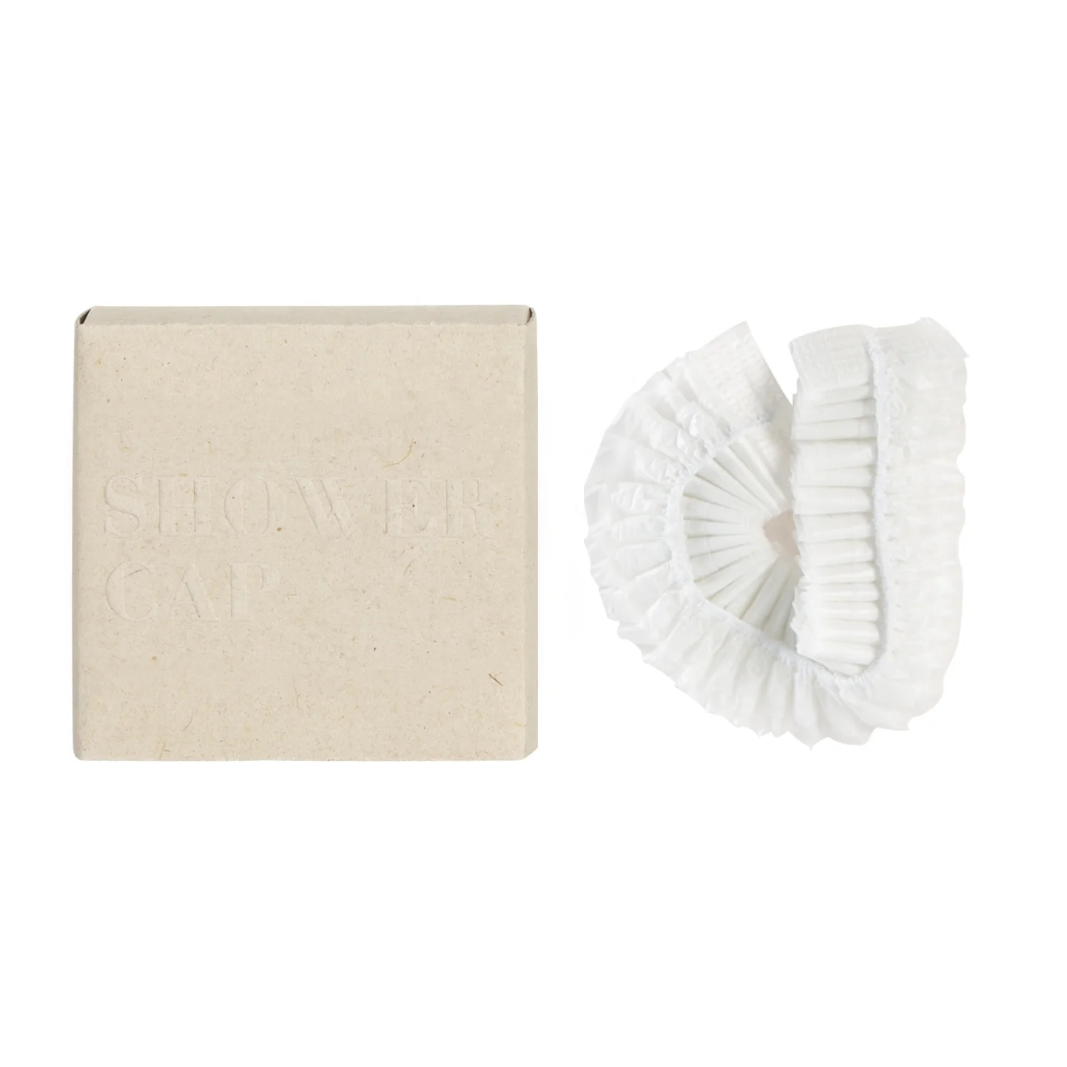 Eco-friendly Corn Starch Shower Caps - Disposable & Biodegradable