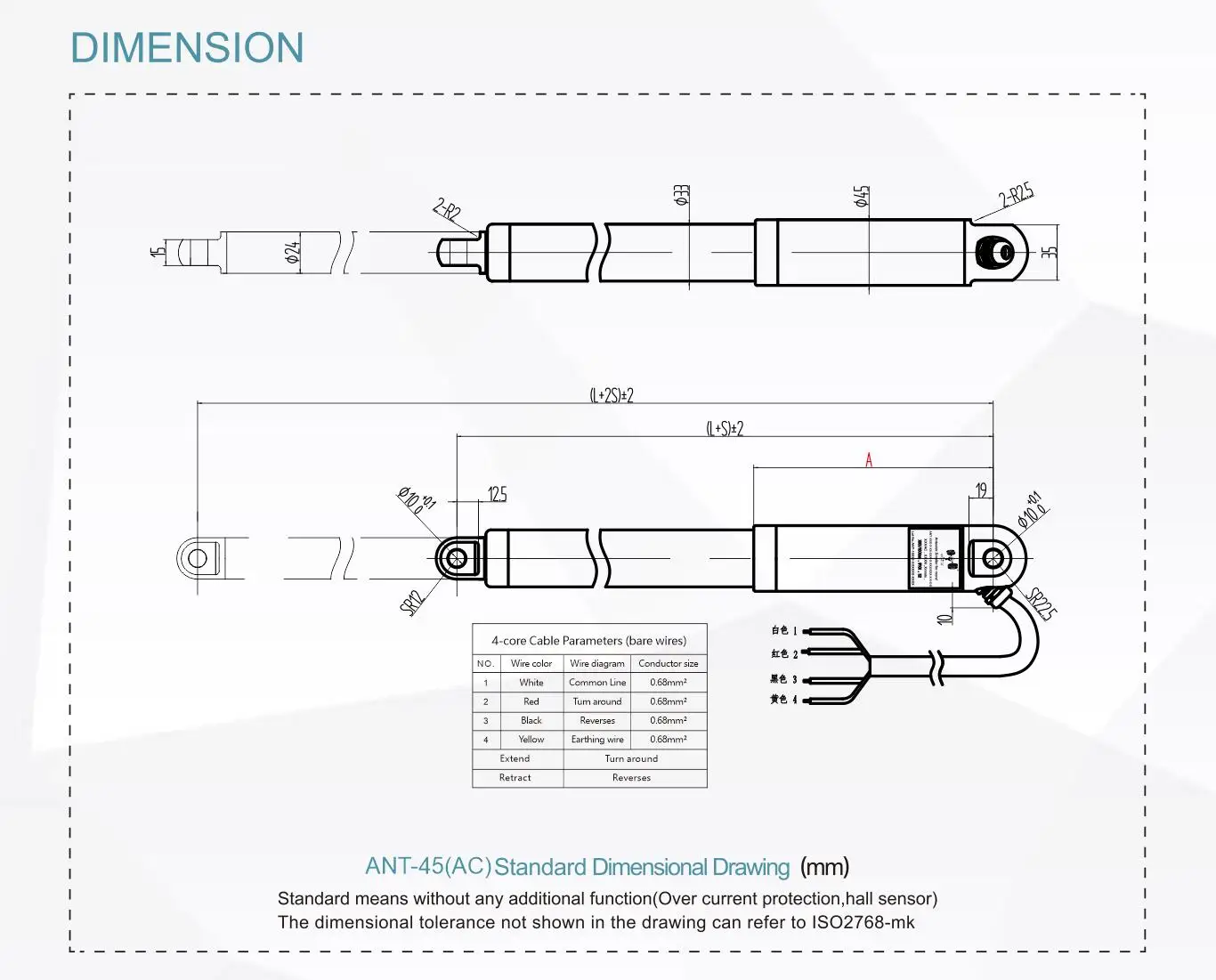 230v Ac Input Power Mini Design Stainless Steel In-line Linear ...