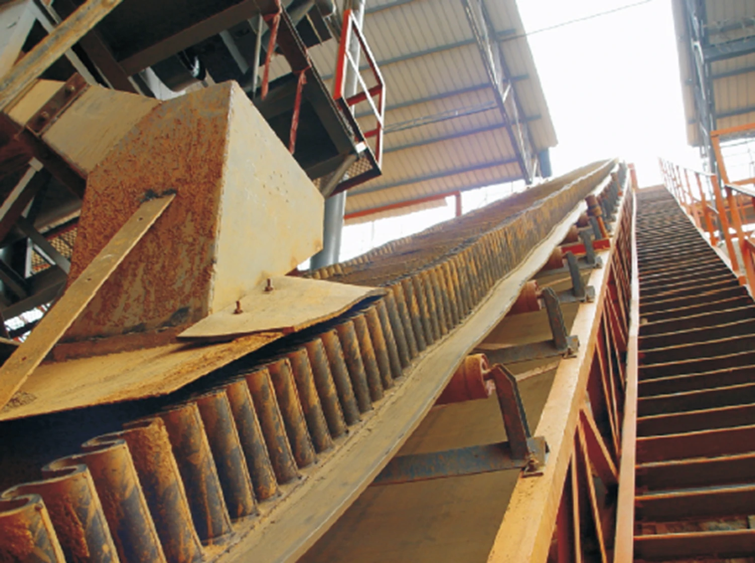 Easy Maintenance Large Conveying Capacity Pvc Conveyor Belt System ...