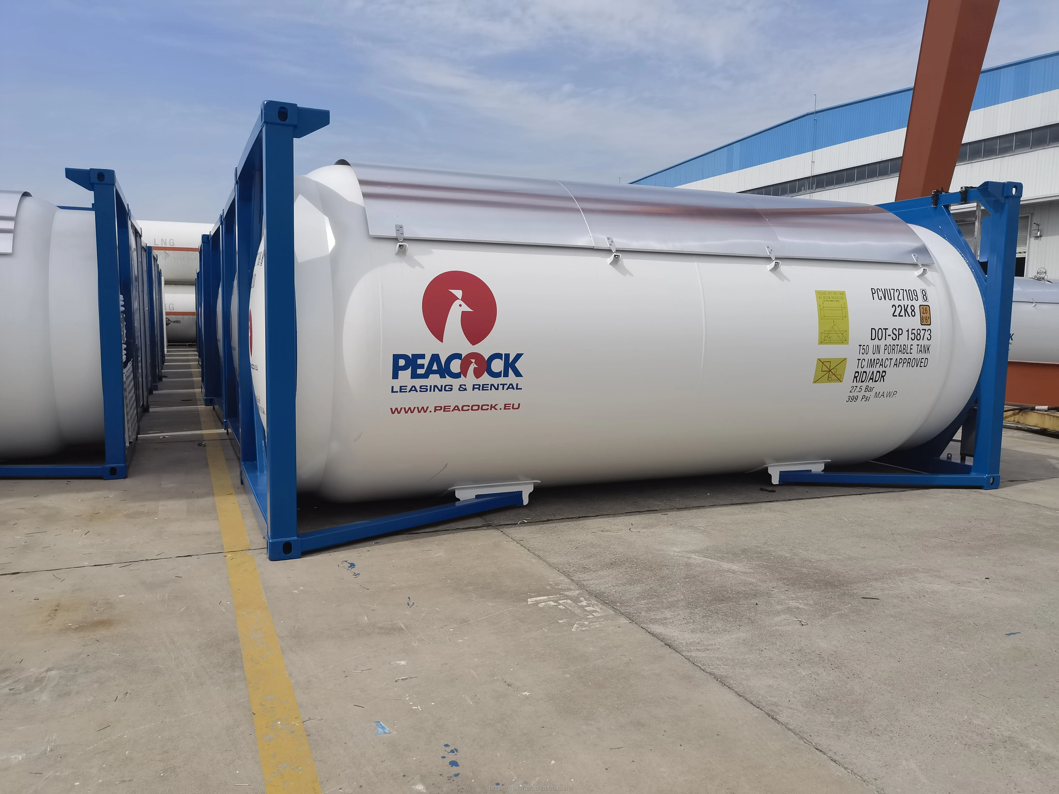 T50 Lpg Iso Shipping Container 20ft 24.5cbm Lpg Tank Coantainer - Buy ...