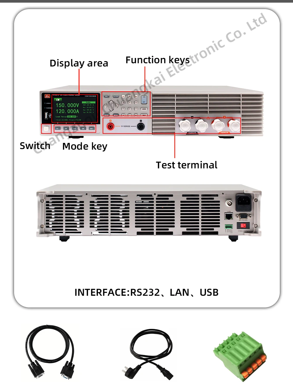 Hp8601 Programmable Dc Electronic Load For Batteries 600w~1200w Hp8601b ...