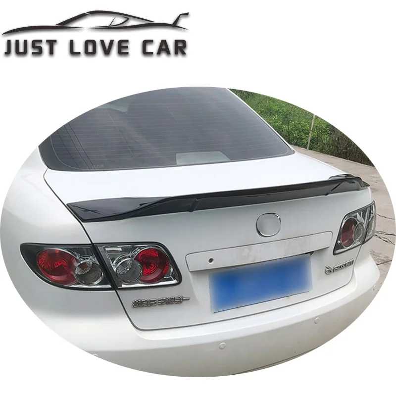 R Style Spoiler For 2001 2003 2006 Mazda 6 M6 Abs Car Rear Trunk ...
