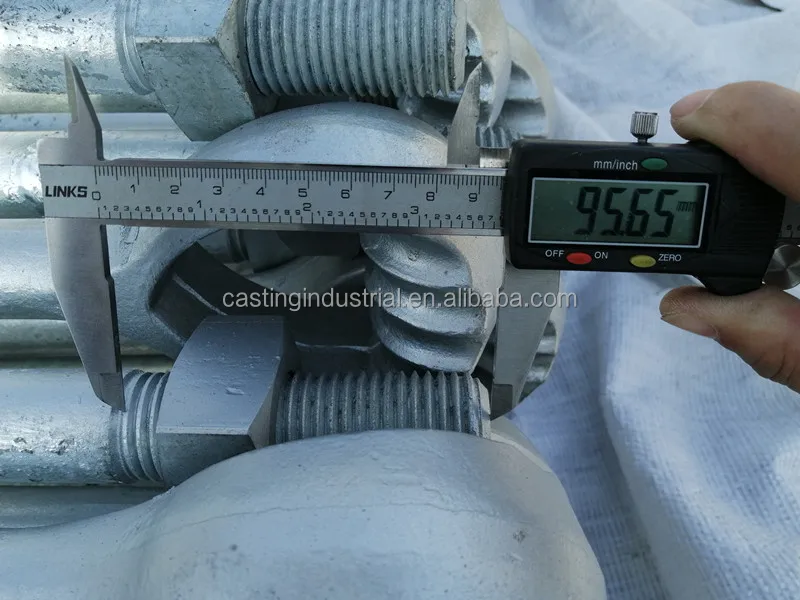 Hdg Quad Eye Anchor Rod With One Square Nut 1 1/4''x9' - Buy Anchor Rod ...