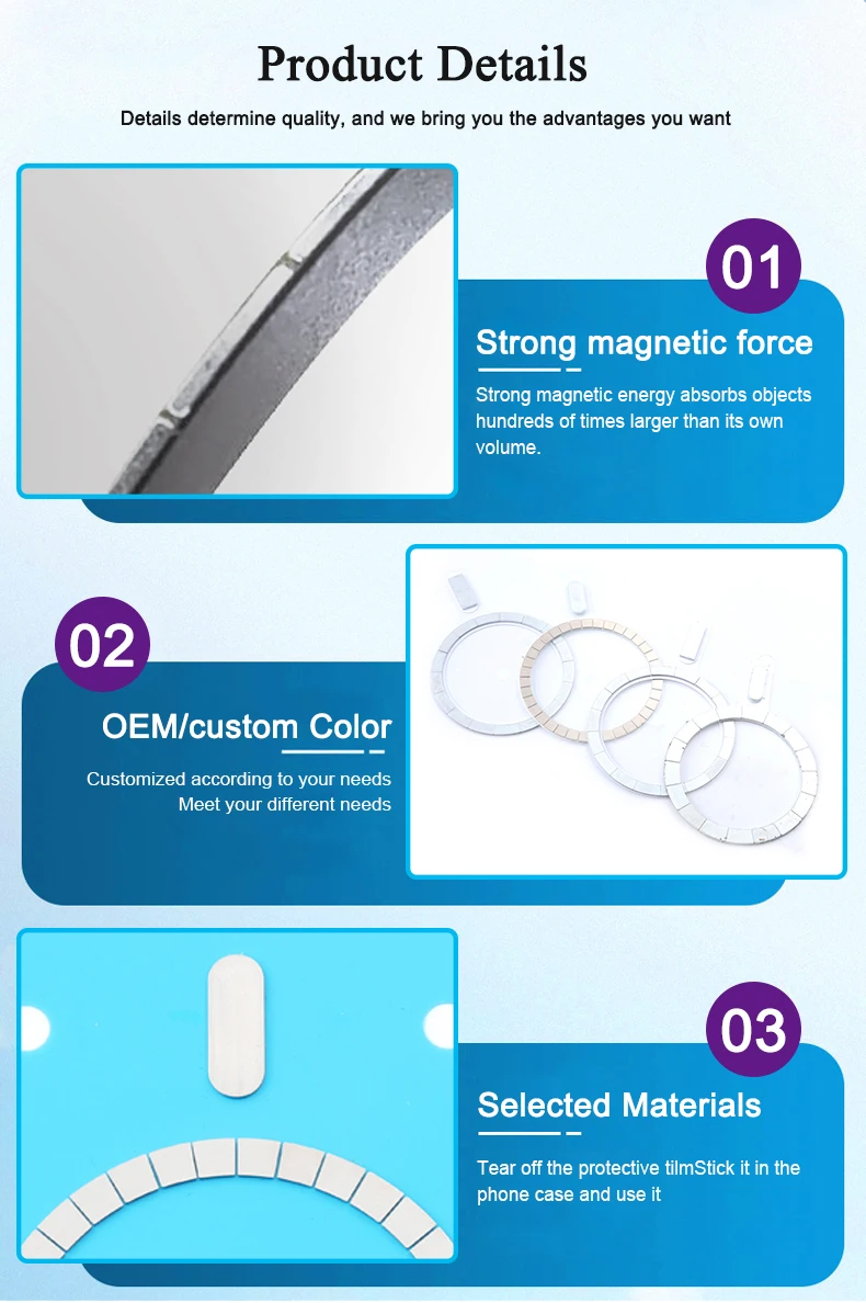 Strongest Magnetic Wireless Charging N52 Neodymium Mini Magsafe Ring ...