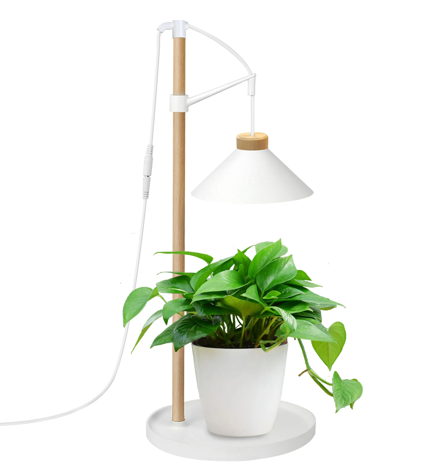 J&C LED Desk Grow Light - Full Spectrum Plant Growing Lamp