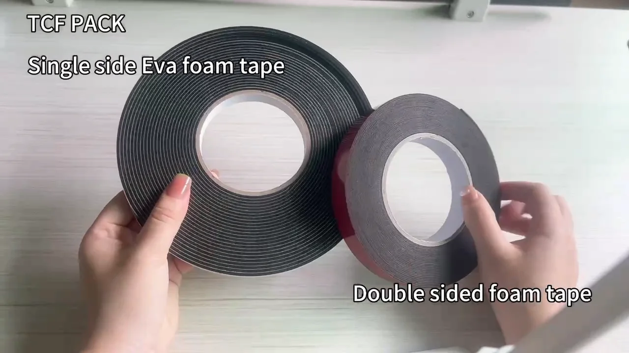 Double Sided Foam Tape Heavy Duty Strong Adhesive White White Pe Foam Tape Sponge Soft Mounting ...
