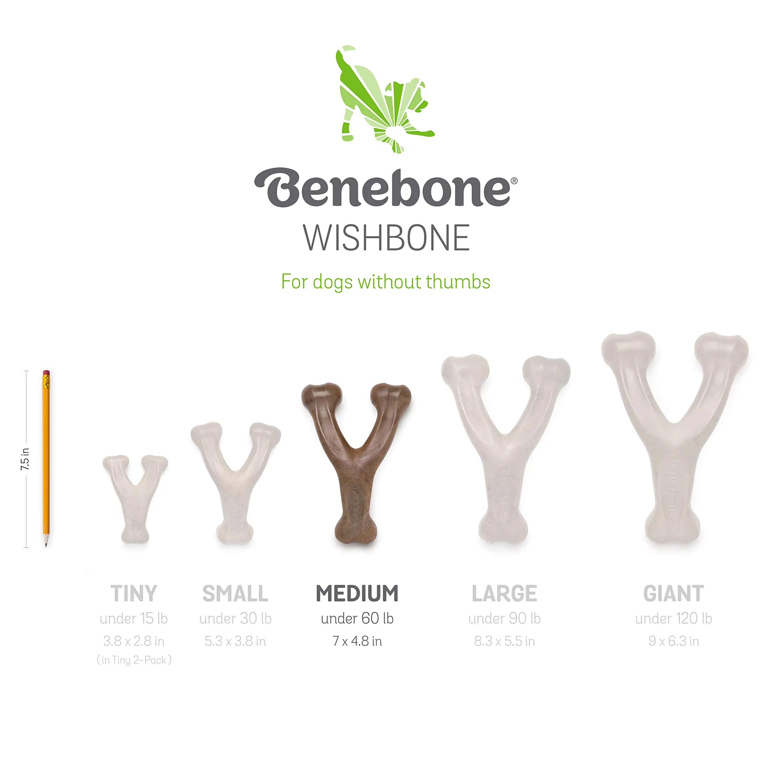 Original Factory Us Benebone Wishbone Durable Dog Chew Toy For ...