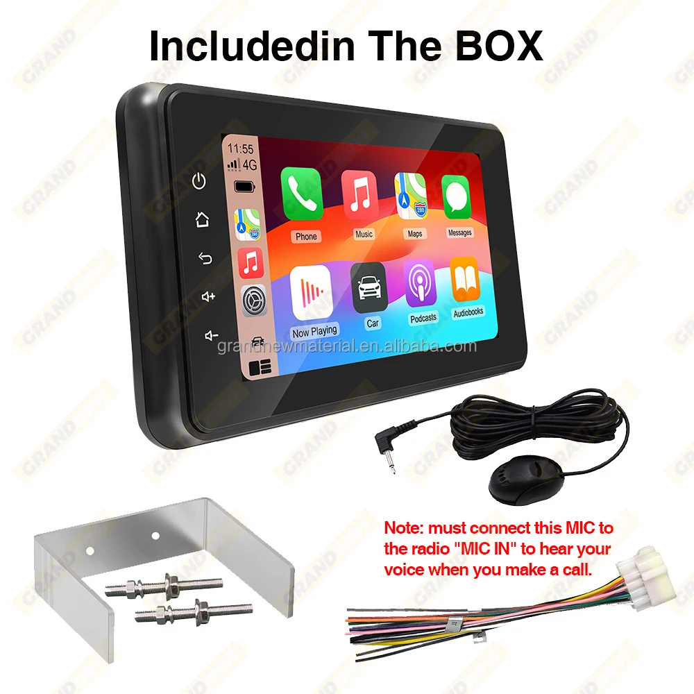 Grandnavi 8 Inch Touch Screen Marine Stereo - Waterproof & Smart