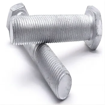 Hot-dip Galvanized Bolts Hot-dip Zinc Outer Hexagon Screws Full-tooth ...