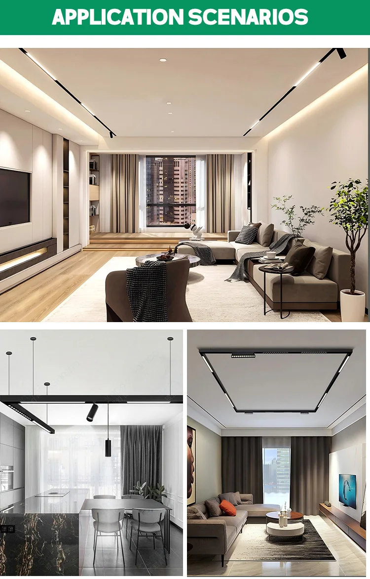 Tuya Zigbee Smart Dimmable Magnetic Track Spot Lights DC24V 5MM Ultra ...