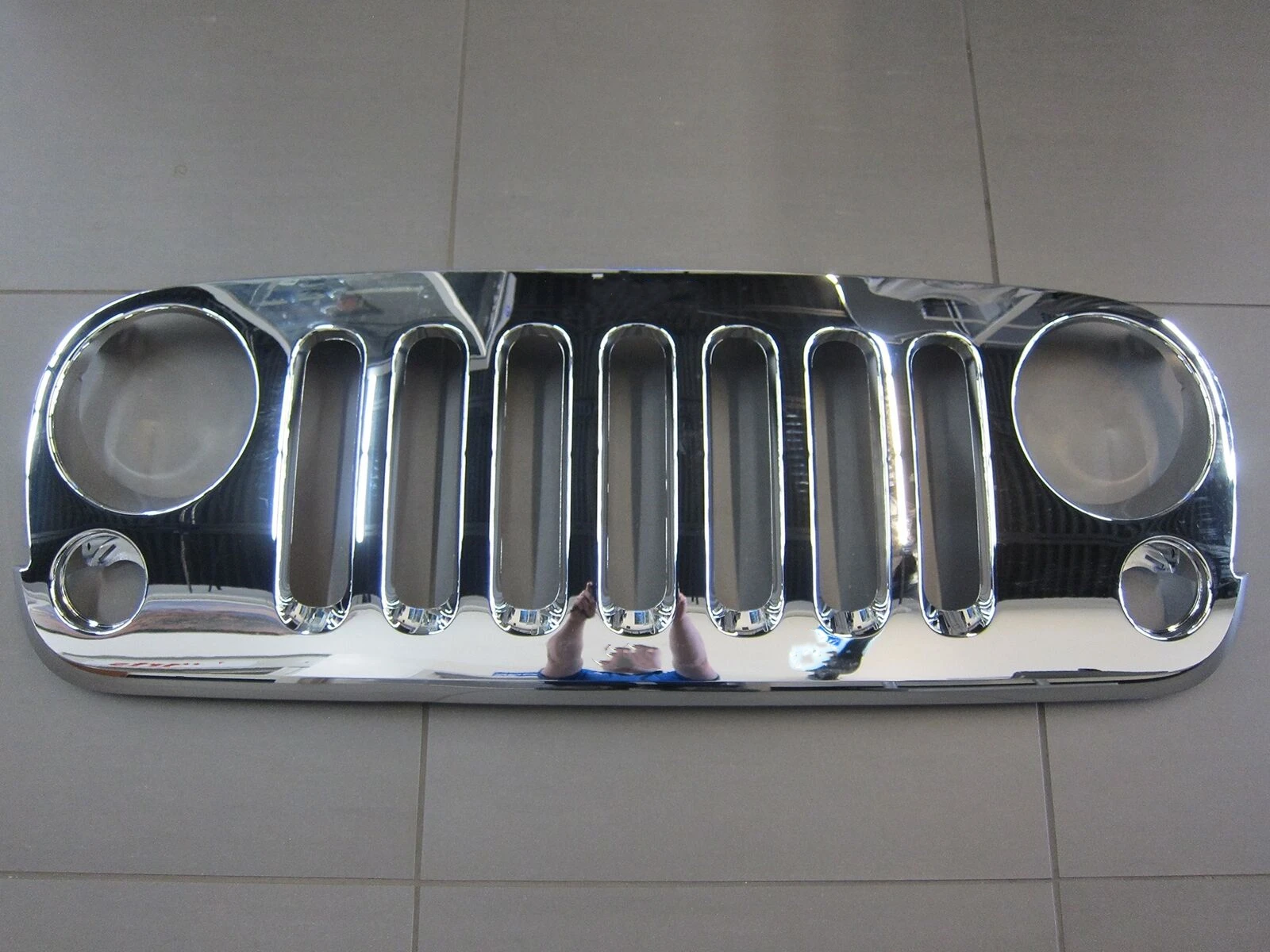 82210558ac Car Chrome Auto Grille For Jeep Wrangler Jk 2007-2017 - Buy ...