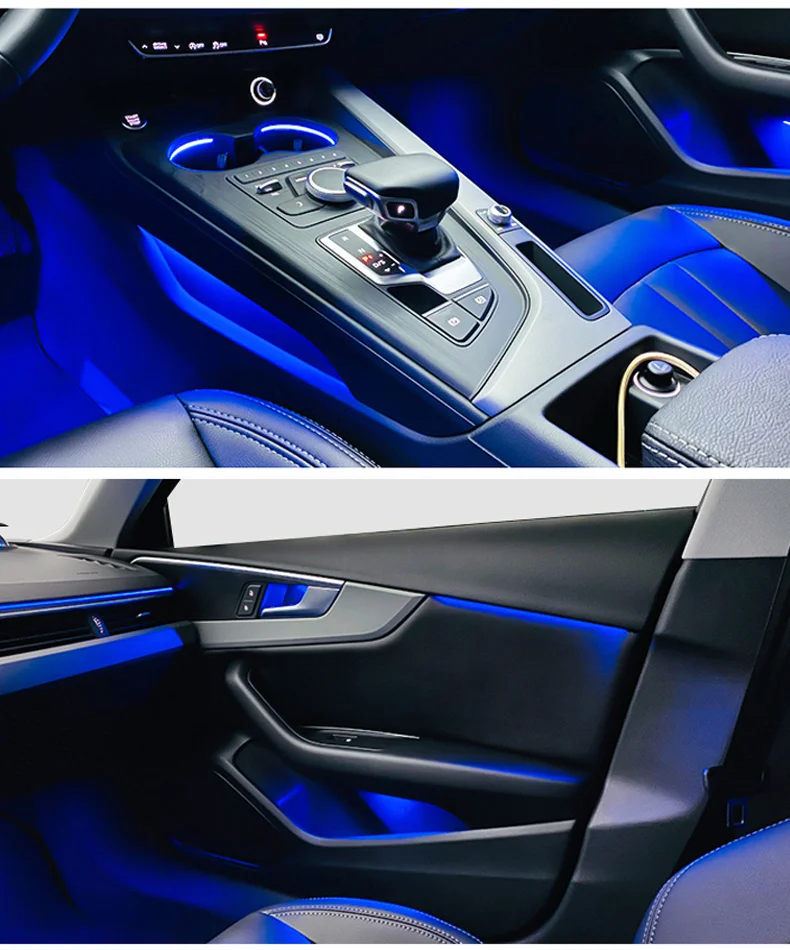 For Audi A4 B9 Car Interior Lighting LED Intelligent Colorful Car ...