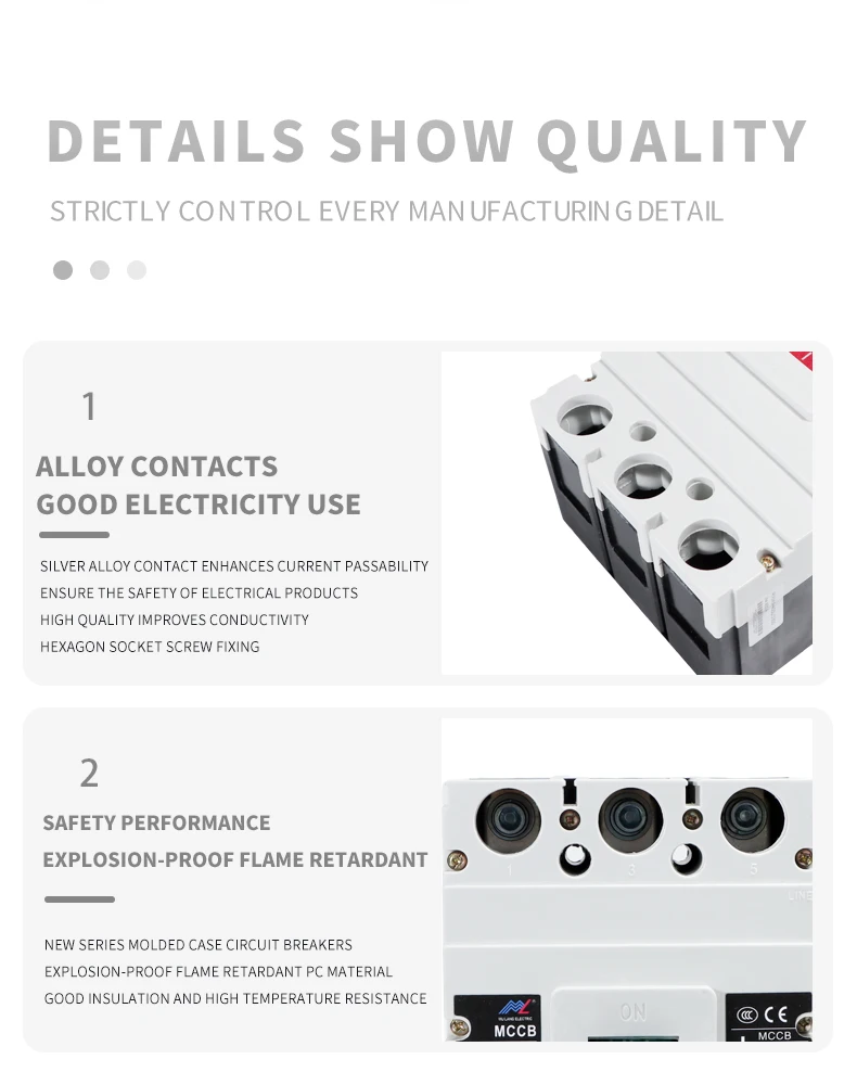 MCCB 3P 4P - Reliable Moulded Case Circuit Breakers