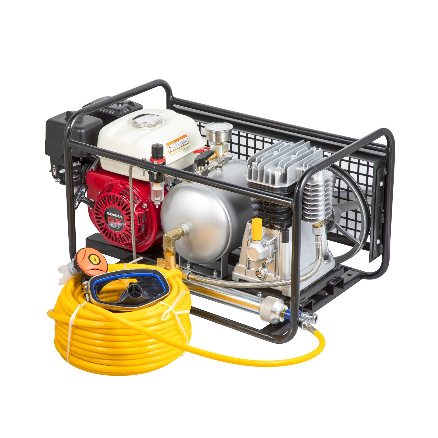 Usa In Stock Scuba Diving Gasoline Engine Power Hookah Air Compressor ...
