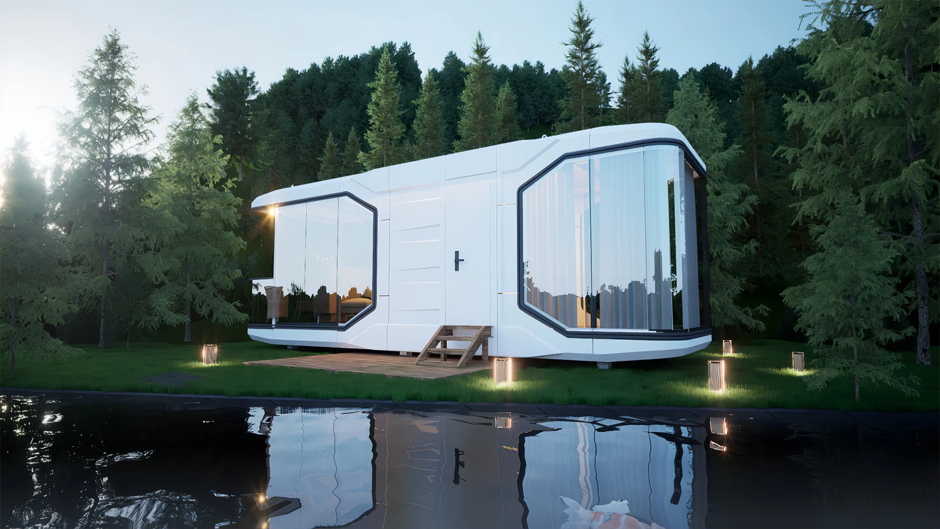 Luxury Container Hotel - Space Capsule House for Travel