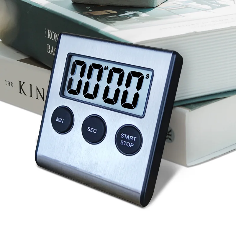 Digital Alarm Countdown Clock Kitchen Cube Table and Desktop Decor ...