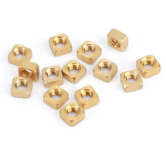 #6-32 Brass H59 H62 Square Nuts| Alibaba.com
