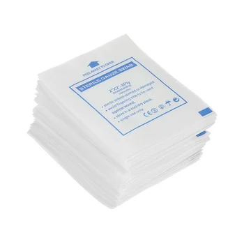 4 X4 5cm 10x10 Cotton Compress Hemostatic Gauze X Ray Sterile Gauze ...