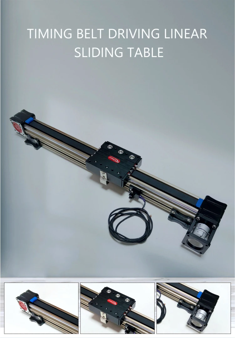 Wdt4040 800mm Stroke Silent Multi Axis Linear Guide Belt Drive Actuator ...