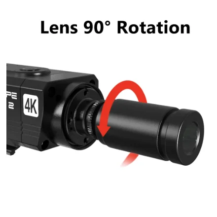 RunCam 4K Airsoft Camera with Digital Zoom & Custom Crosshairs - OEM