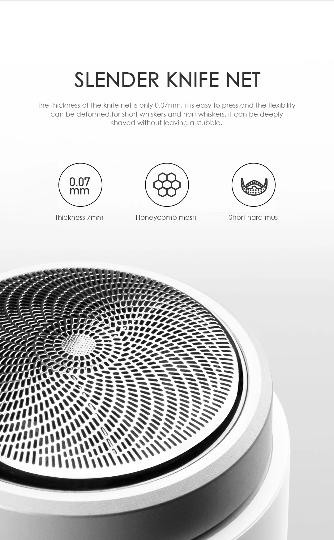 Original Xiaomi Youpin Mijia Pinjing So White Ed1 Mini Electric Shaver ...