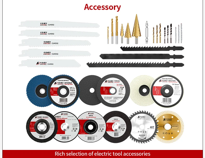 PA4500-72H Cordless Tool Combo Kits - 20V Impact Hammer Drills