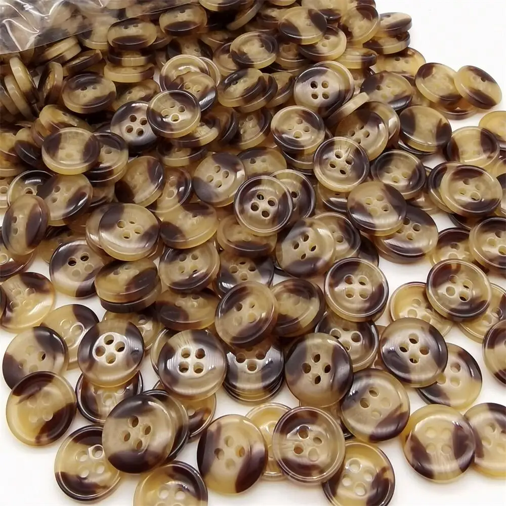 24L 15mm Plastic Mock Horn Button - Lead Free & Durable