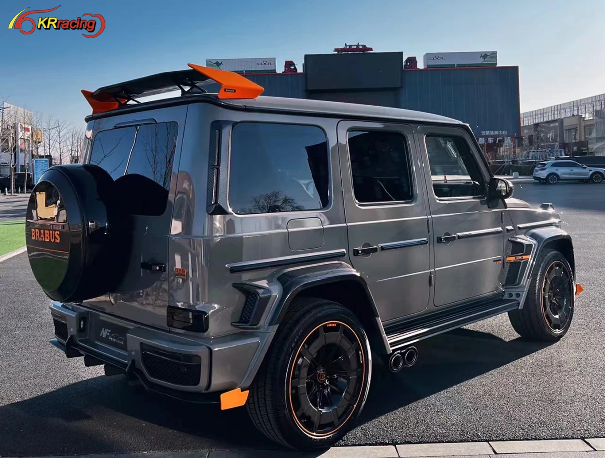 For Mercedes Benz G63 Dry Carbon Fiber Body Kit Fender Flares Car ...