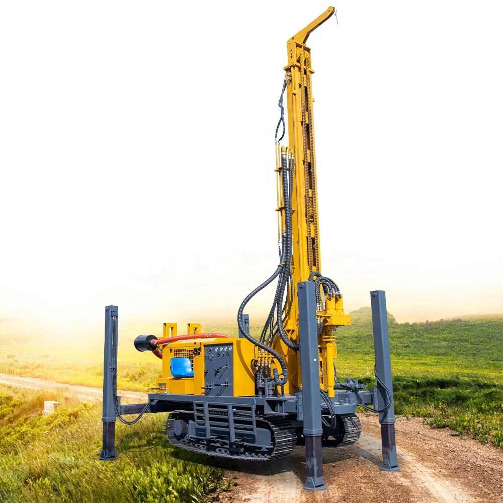 Hengwang 600m 500m 400m Track Mounted Deep Borehole Water Well Drilling ...