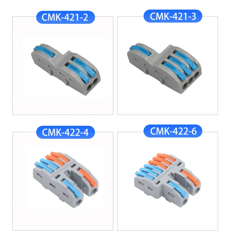 Compact Connection Splice Wire Terminal Block - CMK422-6