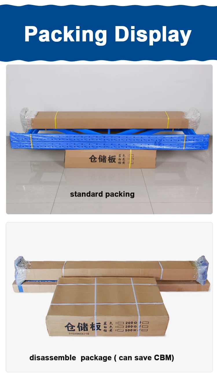 Warehouse Steel Rack Pallet Rack Shelves For Warehouse 3 Tons Foldable ...