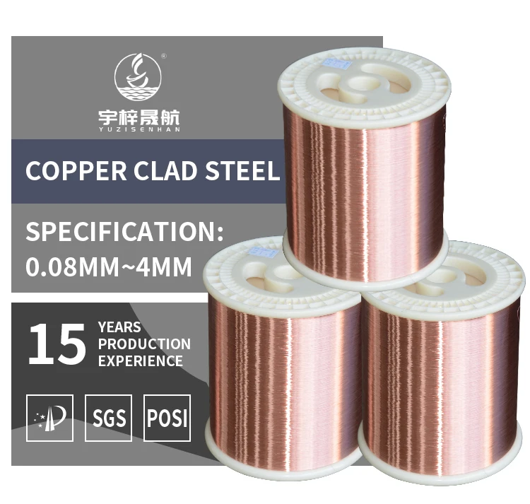 Copperweld Ccs Clad Steel Wire Copper Bare Copper Earth Ground Wire ...