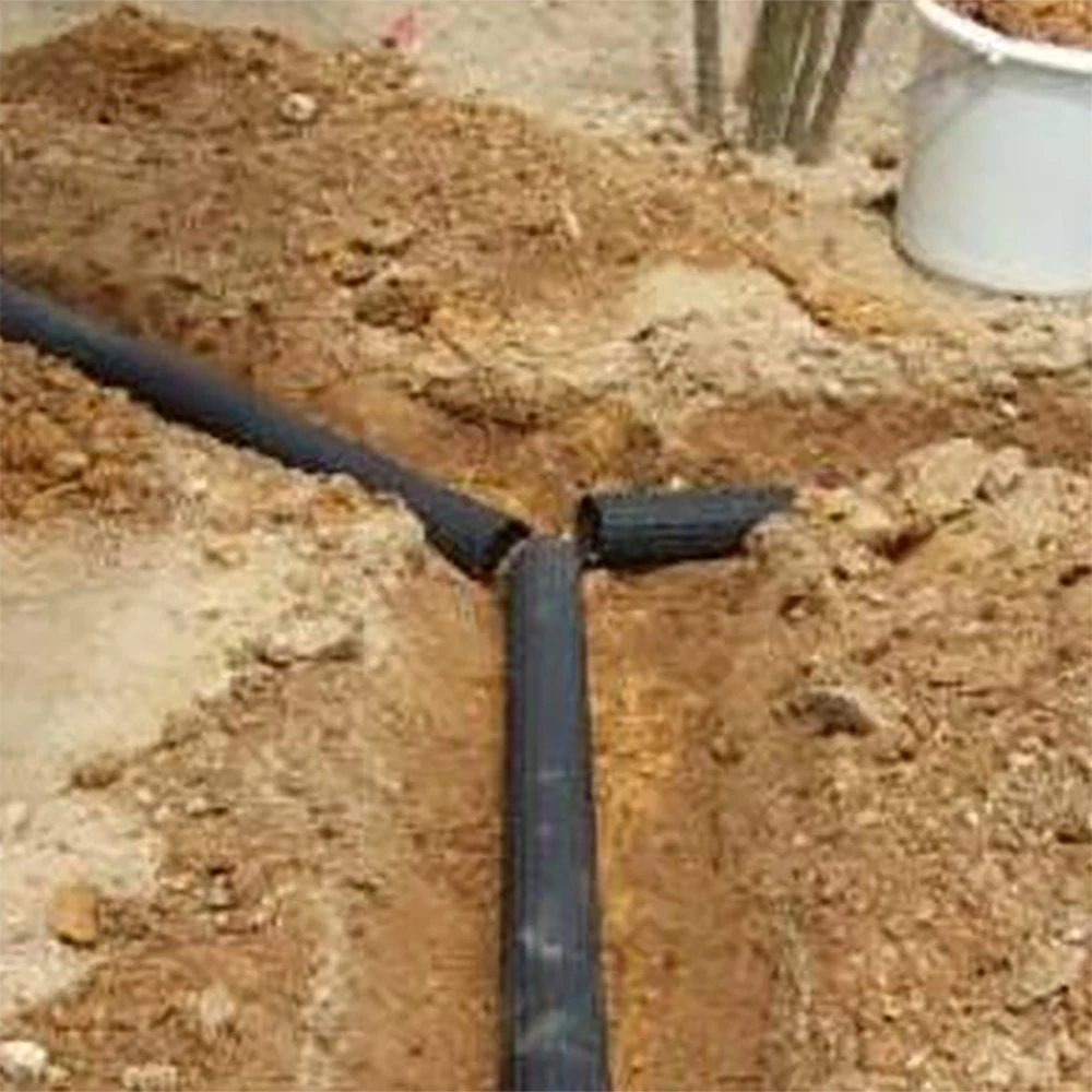 Curved Mesh HDPE Rigid Permeable Pipe for Drainage Solutions