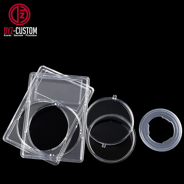 Clear Acrylic Coin Slab - Durable Coin Display Holder