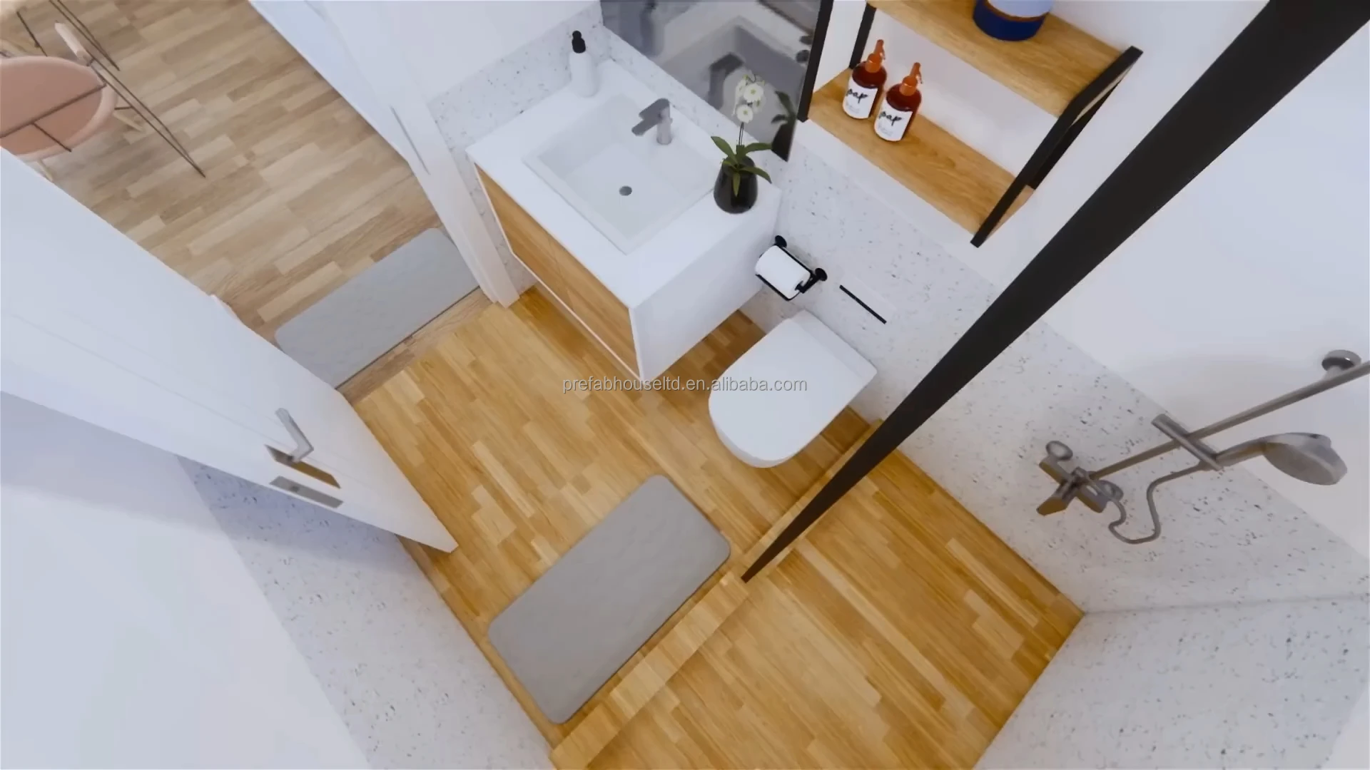 32 Square Meters 2 Bedroom Luxury Prefabricated House