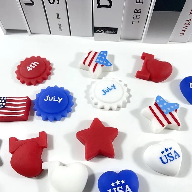 Independence Day Pinch Toy Flag Love Decompression Toy Five-pointed ...