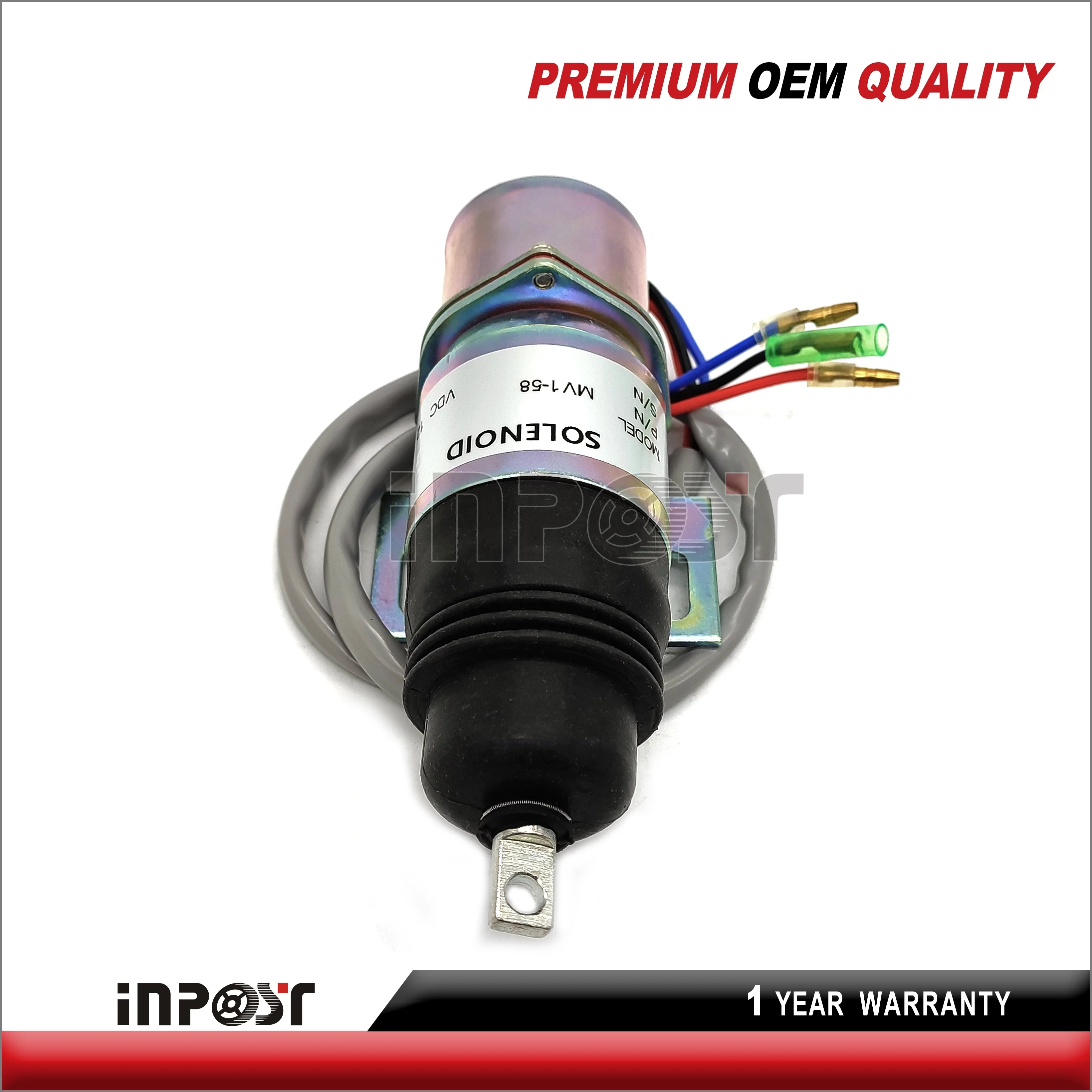 โซลินอยด์หยุด12V MV1-58,สำหรับเครื่องยนต์ Isuzu Shutoff Solenoid ...