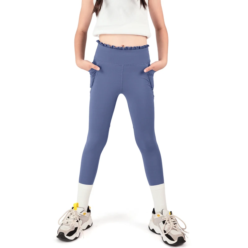 Yoga Pants Kids Fitness Clothing Sports Clothes Child Yoga Gym Leggings ...