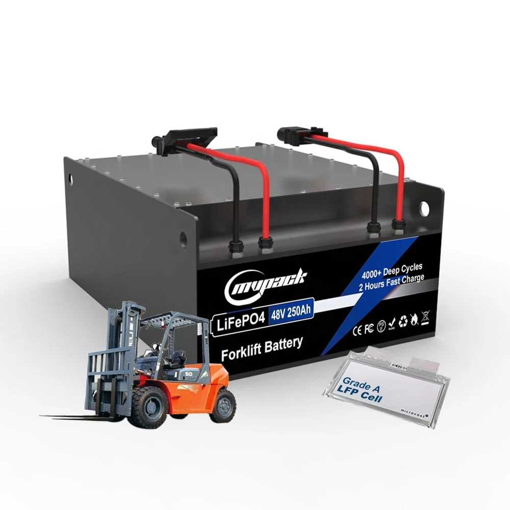 Long life fast charging 48V 480AH lithium ion battery pack for forklift ...