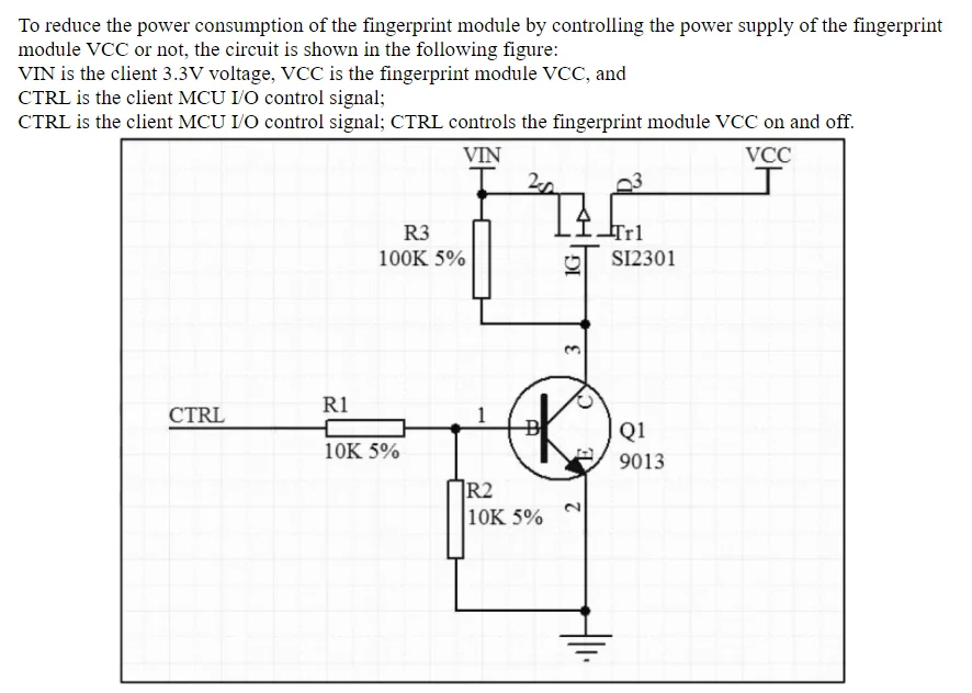 ZW101 ZW111 Fingerprint Recognition Module - Low Power Capacitive ...